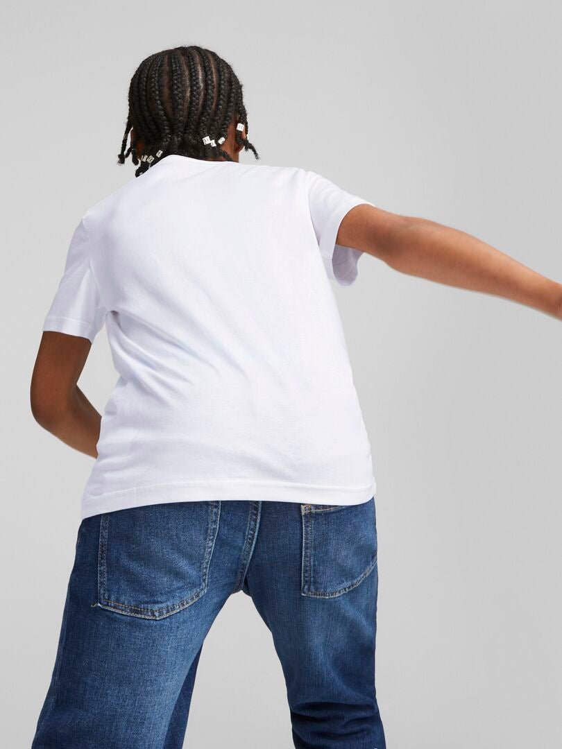 T-shirt simples 'Puma' - BRANCO - Kiabi - 19.00€