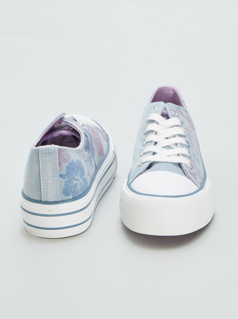 Ténis de lona 'Stitch' - AZUL - Kiabi - 29.00€