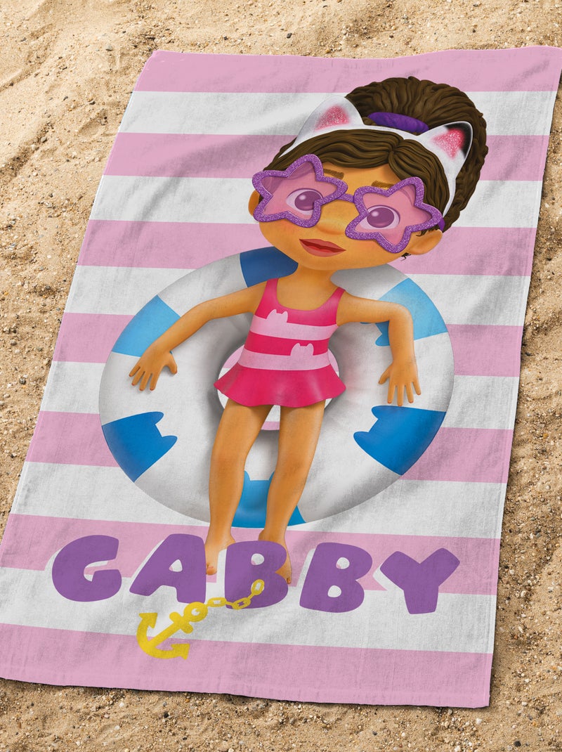 Toalha de praia 'A Casa Mágica da Gaby' - ROSA - Casa - 12.00€ - Kiabi