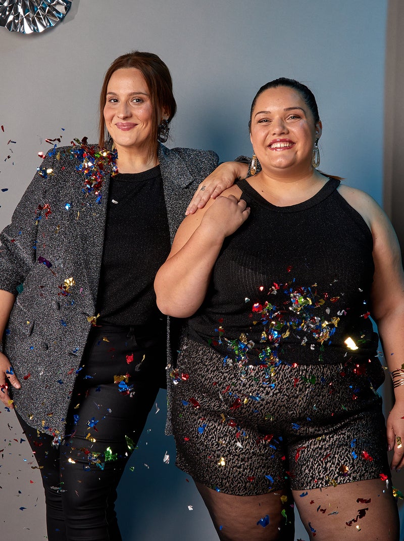 Top com cavas americanas - PRETO - Tamanho grande - 13.00€ - Kiabi