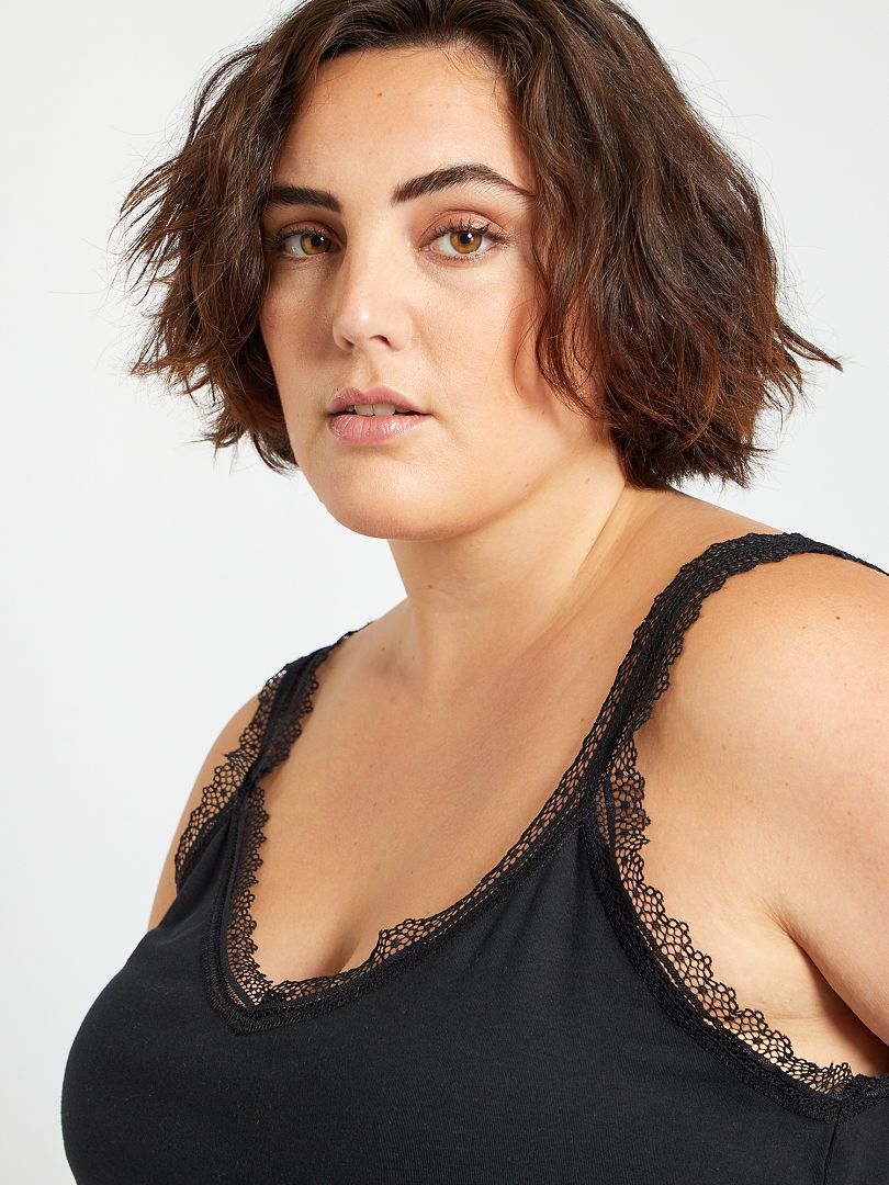 Top em renda - Preto - Kiabi - 8.00€